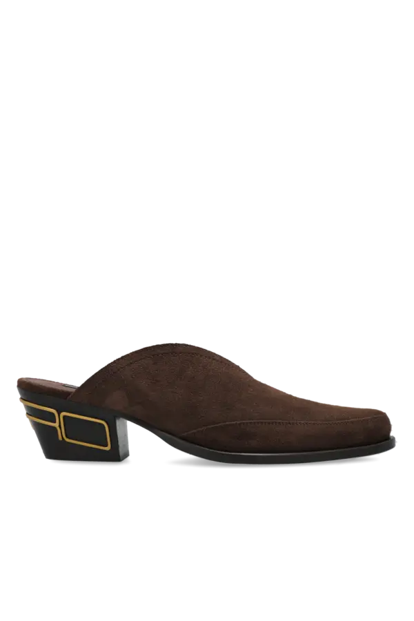 Etro Suede Heeled Mules