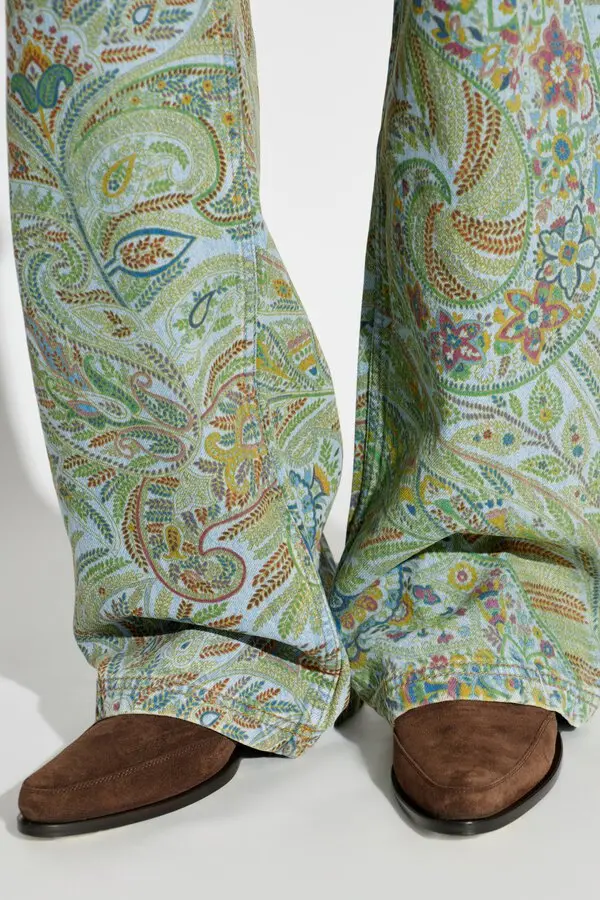 Etro Suede Heeled Mules