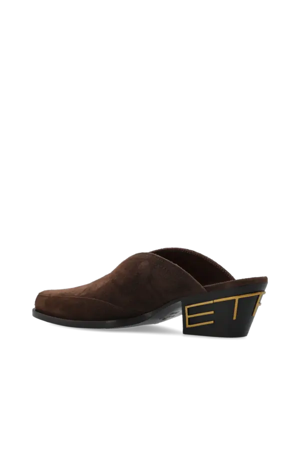 Etro Suede Heeled Mules