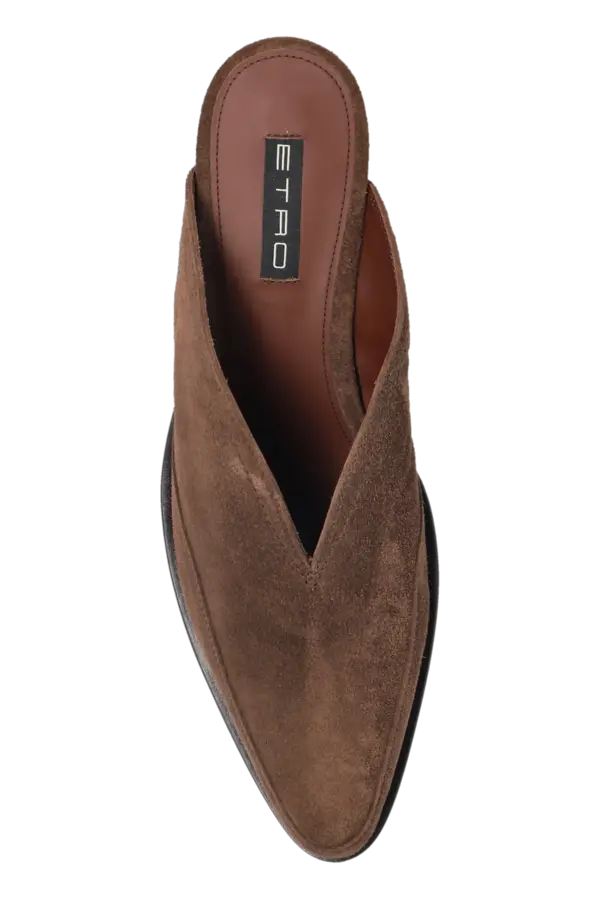 Etro Suede Heeled Mules