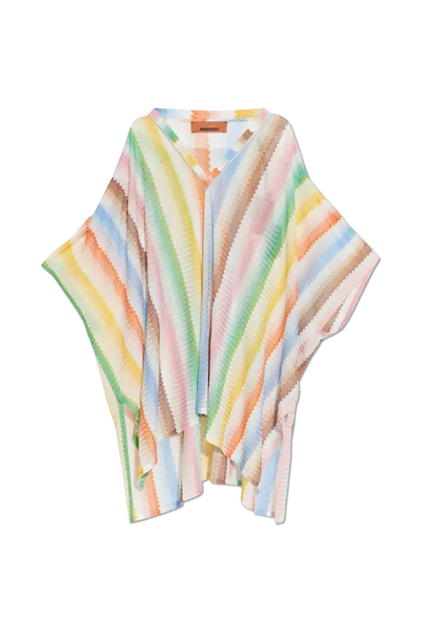 Missoni Patterned Poncho - Multicolour