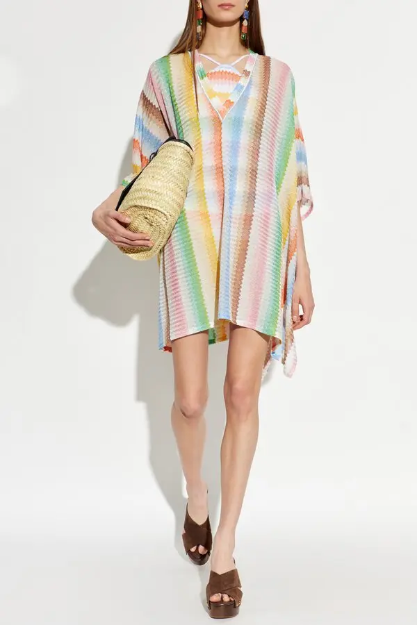Missoni Patterned Poncho