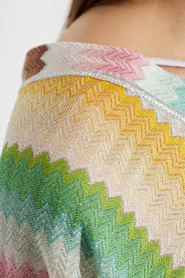 Missoni Patterned Poncho