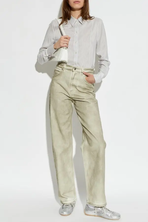 Alexander McQueen Striped Silk Shirt - Multicolour