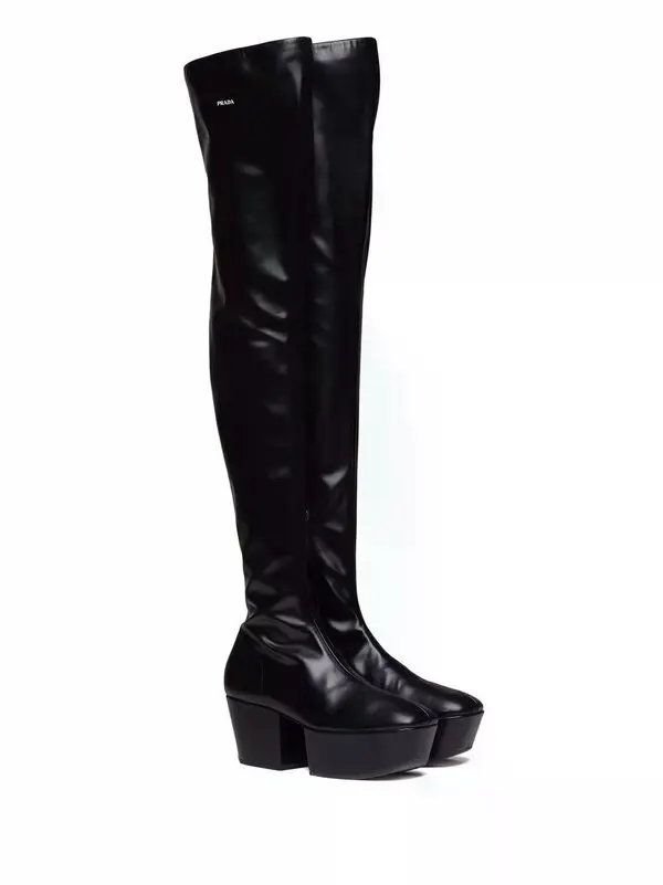 Prada Thigh-high Platform Boots