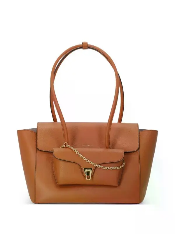 COCCINELLE Double Beat Large Shoulder Bag