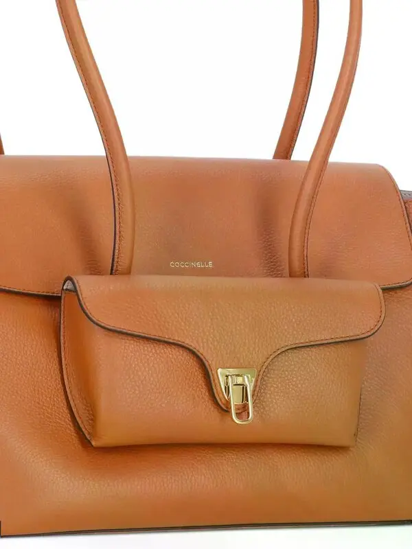 COCCINELLE Double Beat Large Shoulder Bag