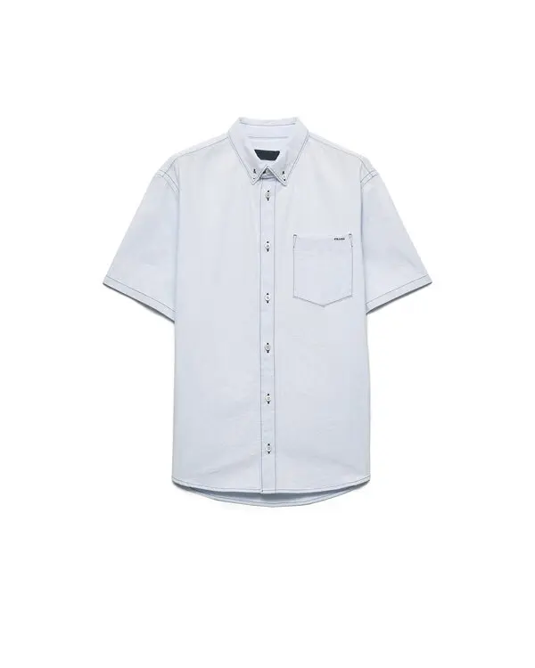 Prada Chambray Shirt - Light Blue