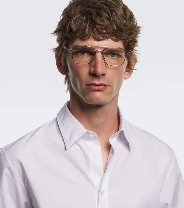 Dior Navigator Glasses - Silver