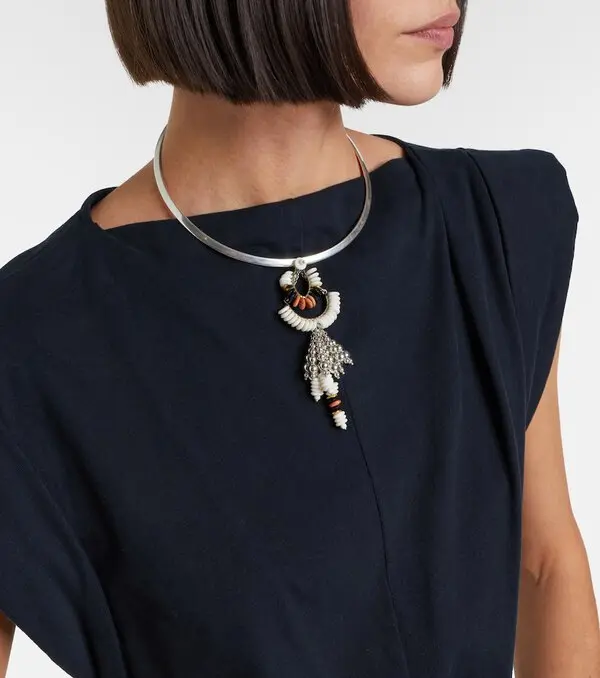 Isabel Marant Étoile Lyna Beaded Pendant Necklace