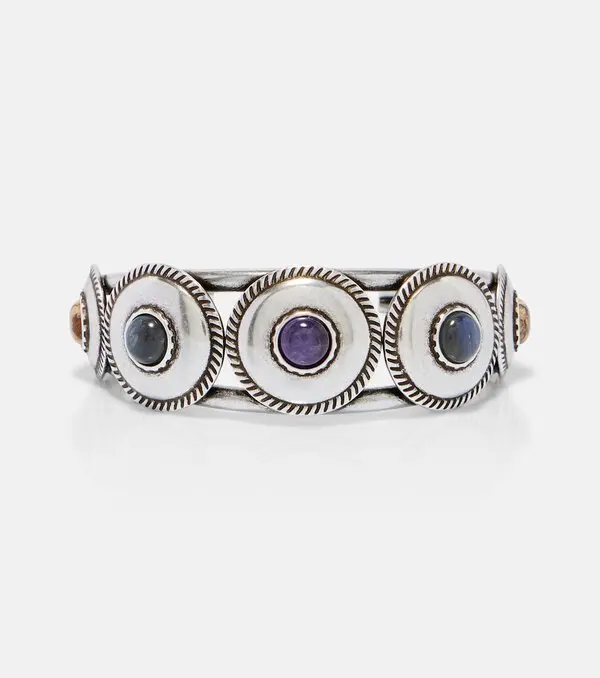 Isabel Marant Lam Embellished Cuff Bracelet - Silver