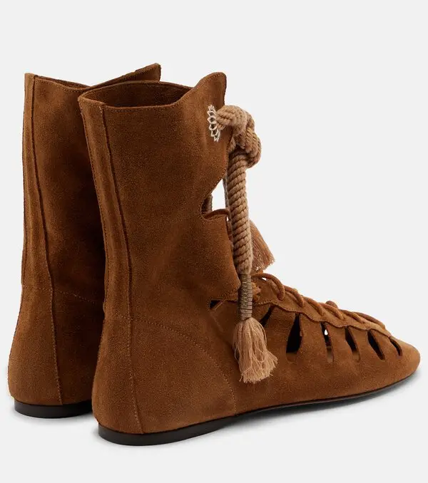 Isabel Marant Étoile Liade Suede Ankle Boots - Brown