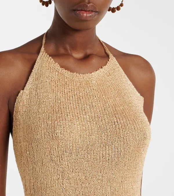BANANHOT Nico Sequined Maxi Dress