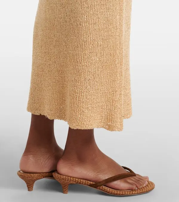 BANANHOT Nico Sequined Maxi Dress