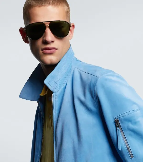 TOM FORD Aviator Sunglasses - Black