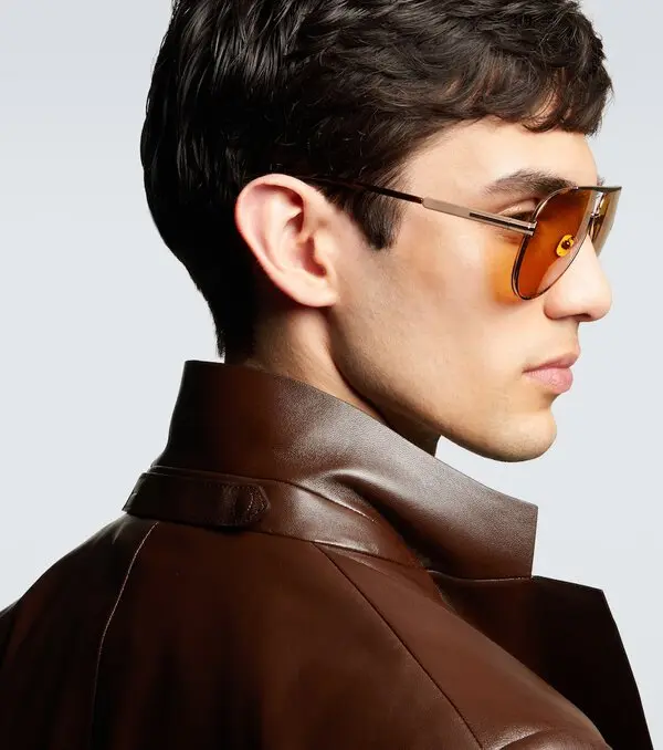 TOM FORD Aviator Sunglasses - Gold