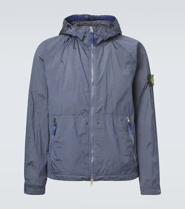 Stone Island Hooded Jacket - Blue