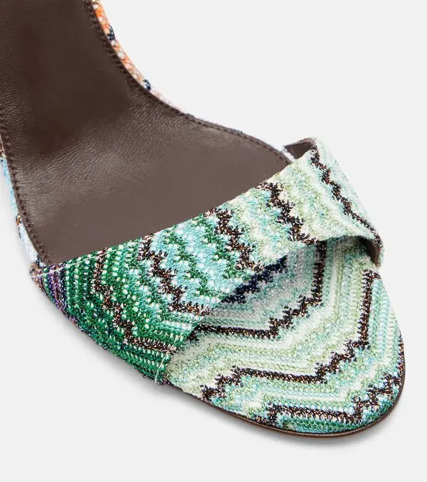 Missoni Julia Zigzag Lamé Wedges