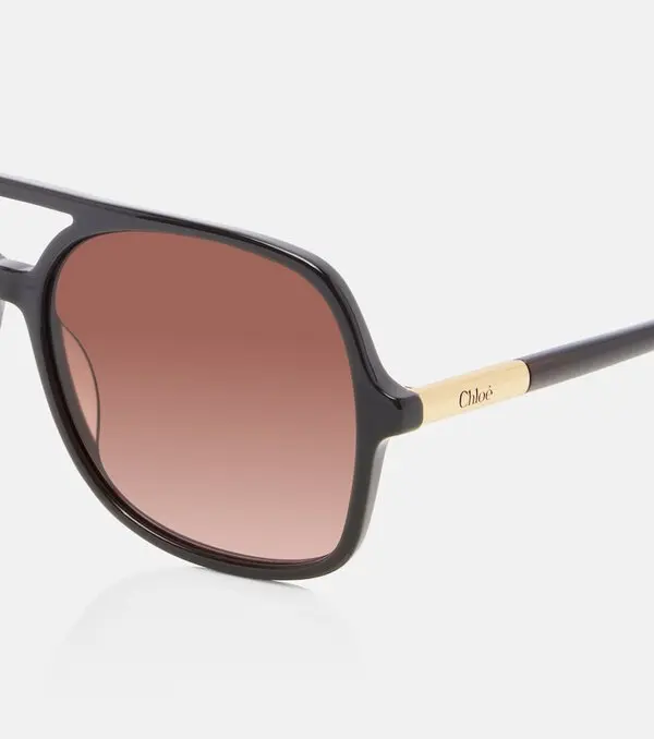 Chloé Judy Aviator Sunglasses - Grey