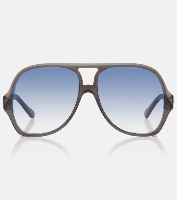 Chloé Salomé Aviator Sunglasses - Grey