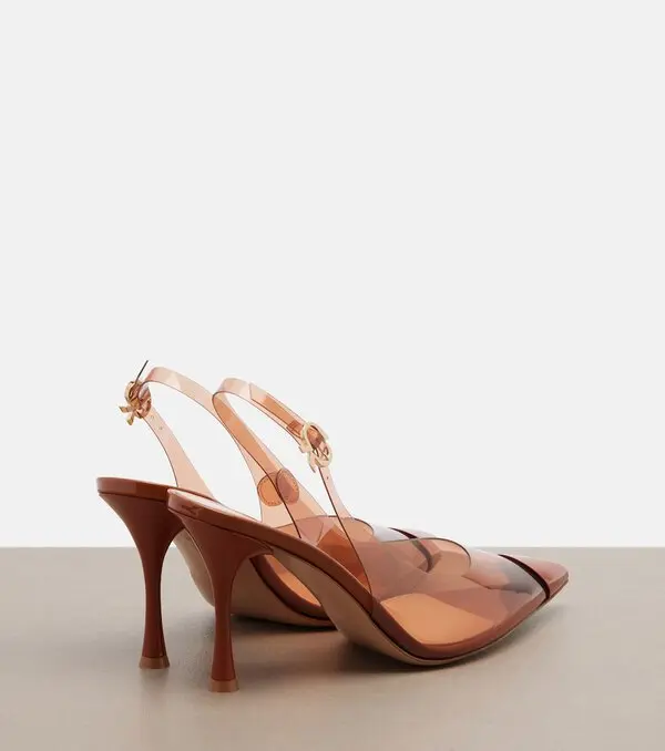 GIANVITO ROSSI Diana Slingback Pumps - Brown
