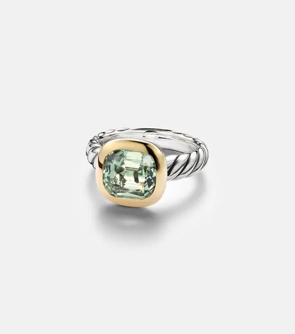 David Yurman Dy Mercer Prasiolite Ring - Silver