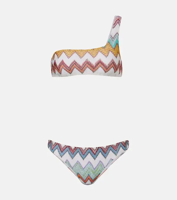Missoni Zigzag Lamé Bikini - Multicoloured