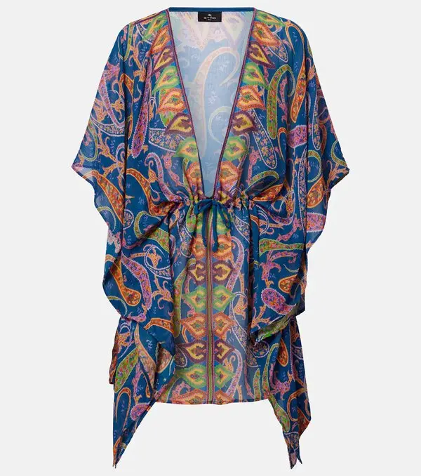 Etro Paisley Beach Cover-up - Blue