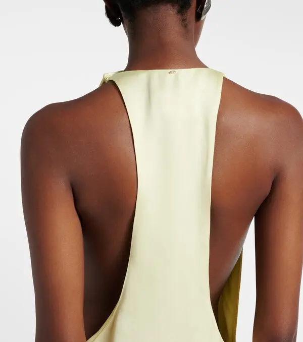 Sportmax Dolmen Satin Gown