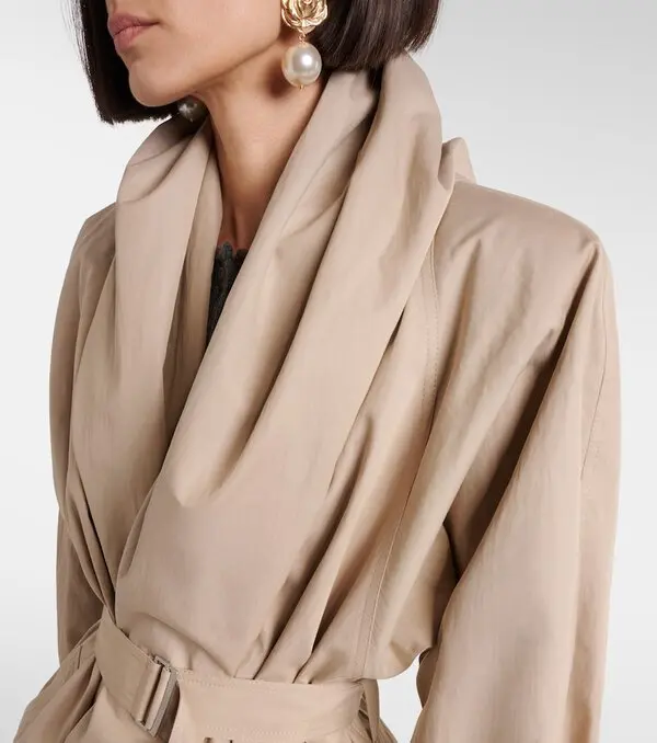 Magda Butrym Draped Cotton Jacket