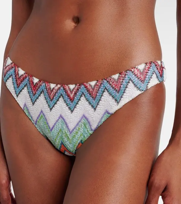 Missoni Zigzag Lamé Bikini - Multicoloured