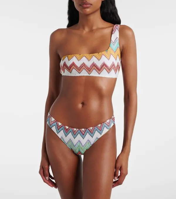 Missoni Zigzag Lamé Bikini - Multicoloured