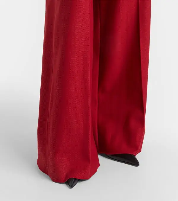 Max Mara Rito Cotton Wide-leg Trousers