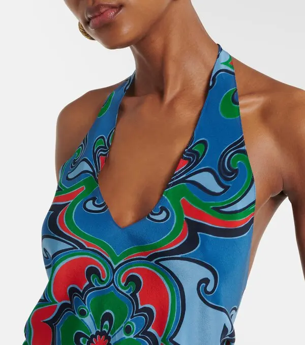 Etro Printed Silk Top