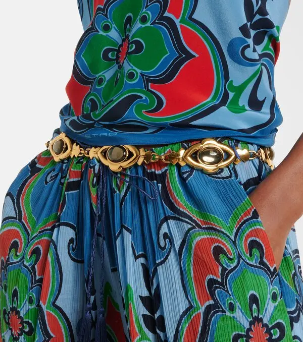 Etro Printed Silk Top
