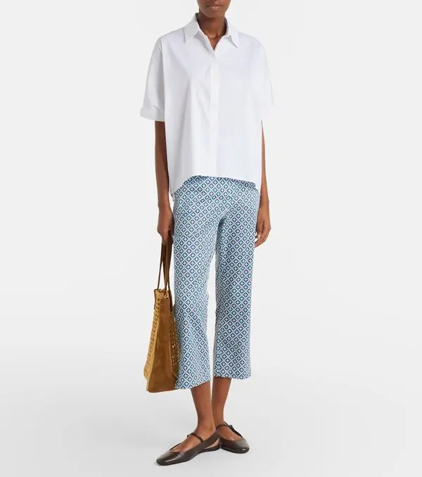 Max Mara Pittura Cotton-blend Shirt