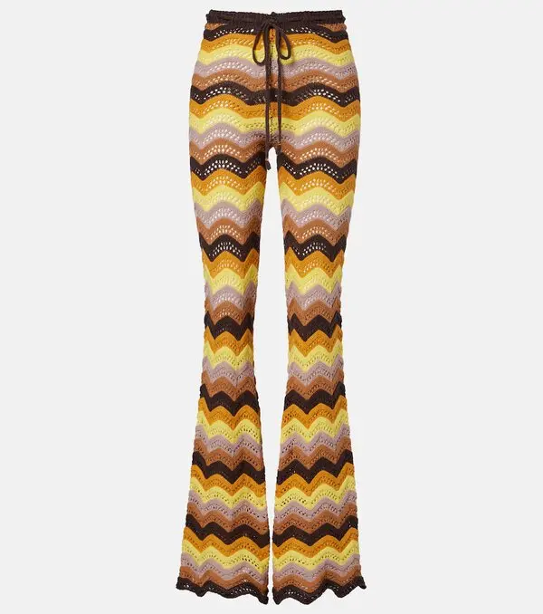 BANANHOT Kim Cotton-blend Flared Pants