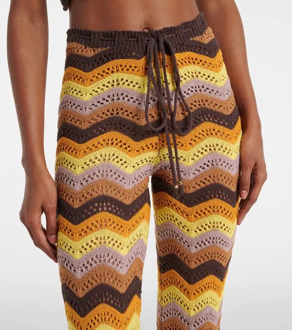 BANANHOT Kim Cotton-blend Flared Pants