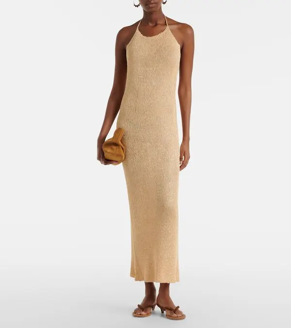 BANANHOT Nico Sequined Maxi Dress