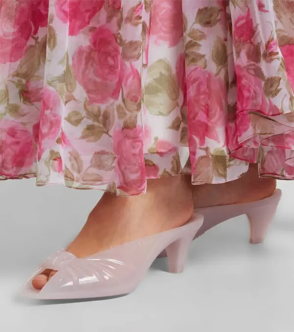 Chloé Jelly Mules - Pink