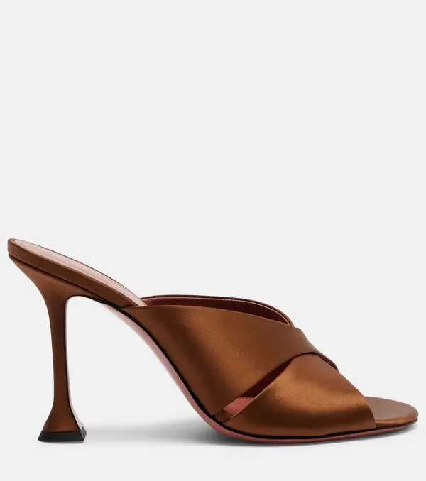 Amina Muaddi Salma Satin Mules