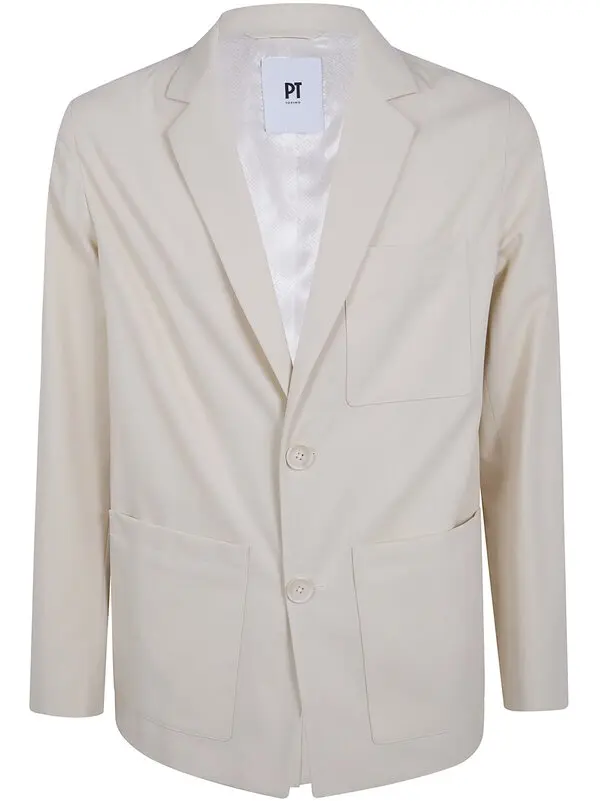 PT TORINO Single Breasted Jacket - Gray
