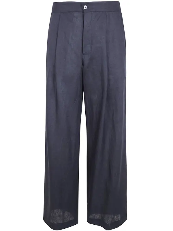 Y-81 Wide Leg Pleated Trousers
