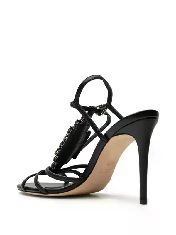 CHUCKIES Crystal-embellished Stiletto Sandals