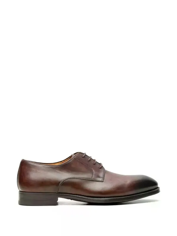 Magnanni Leather Lace-up Shoes - Brown