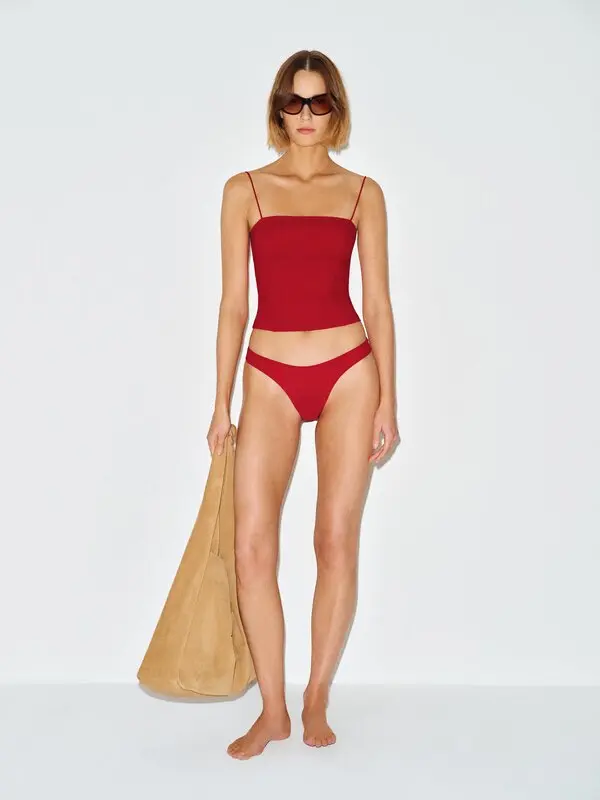 REFORMATION Elise Tankini - Red