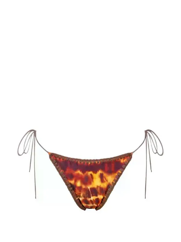 LESLIE AMON Lucy Bikini Briefs - Orange