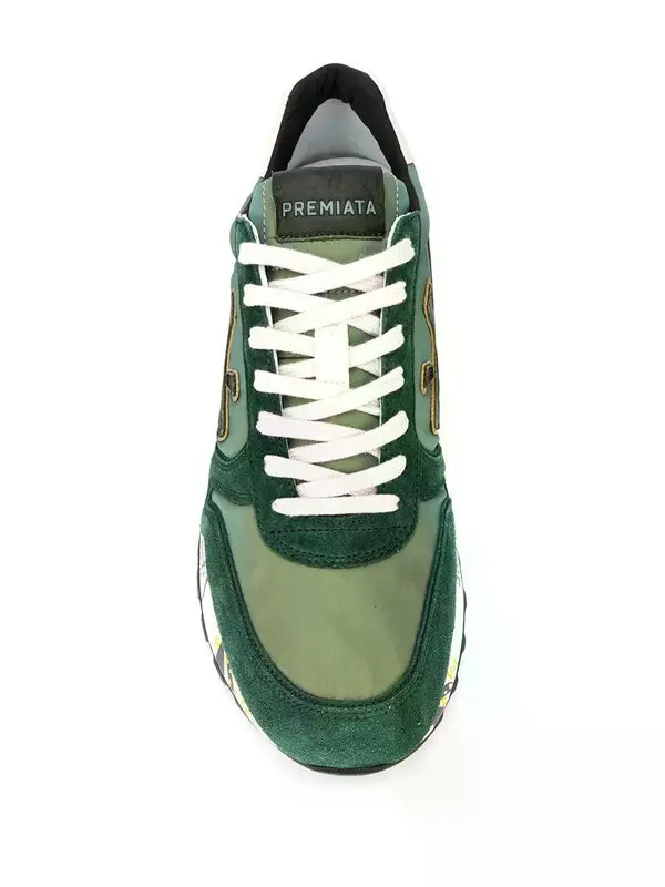 Premiata Mick Low Top Sneakers - Green