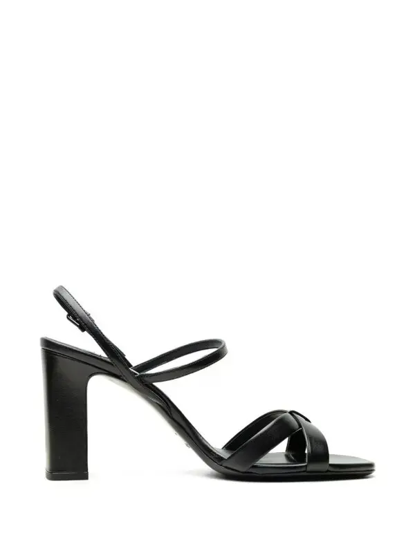 JIMMY CHOO Elsy Block Heel 85 Nappa Leather Sandals