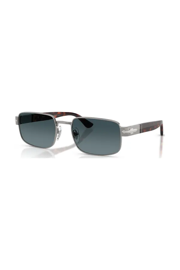 Persol Rectangular Sunglasses With Polarized Lenses - Blue